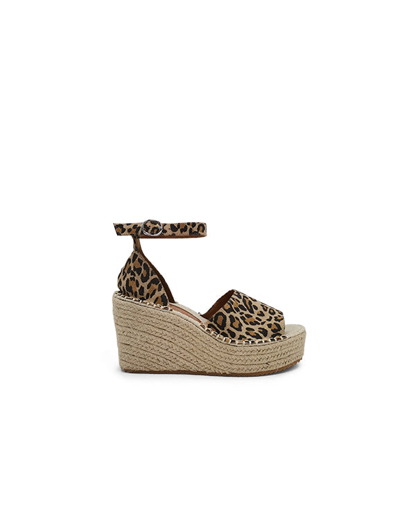 Beckham Leopard Wedges - Women's Shoes | Kikuti Couture Shop
