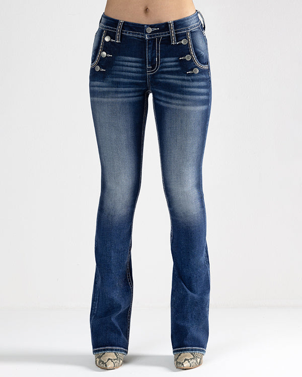 Miss Me Jeans Button Down Baby – Kikuti Couture Shop
